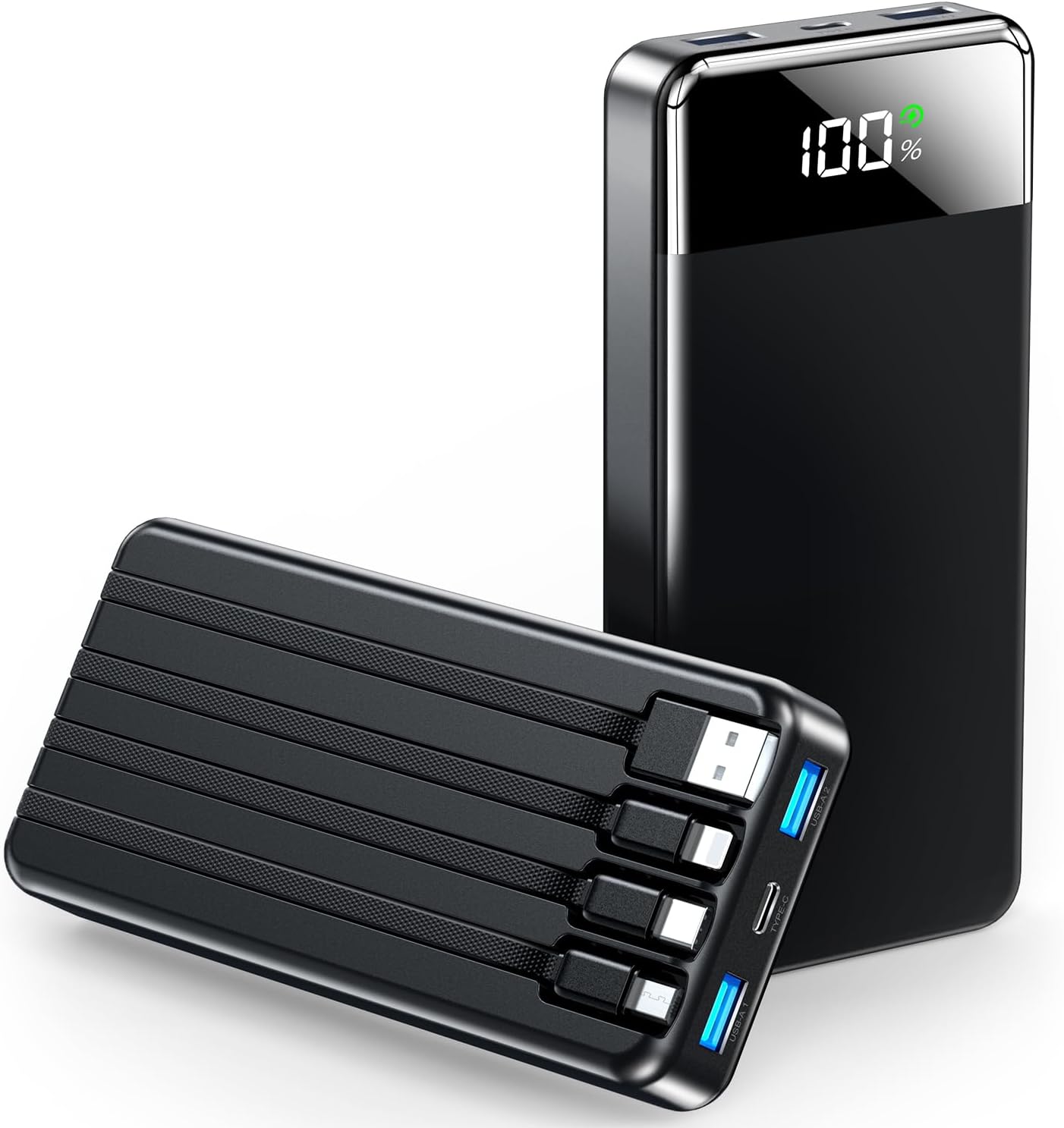 Power Bank with 4 Built in Cables – Joyfar